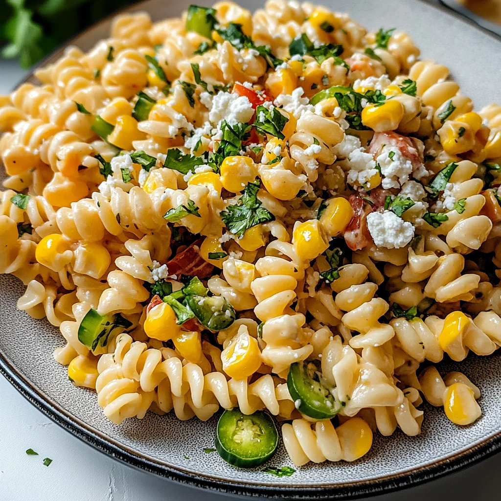 Mexican Street Corn Pasta Salad