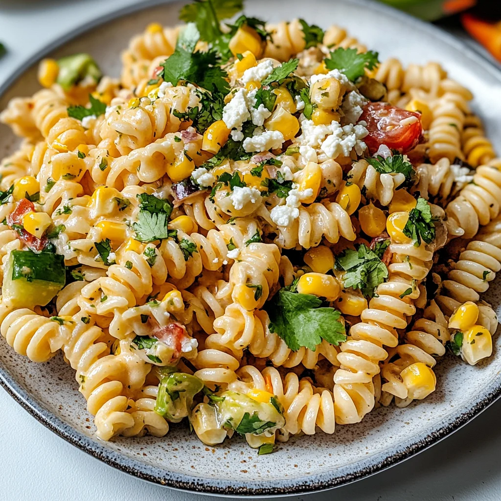 Mexican Street Corn Pasta Salad