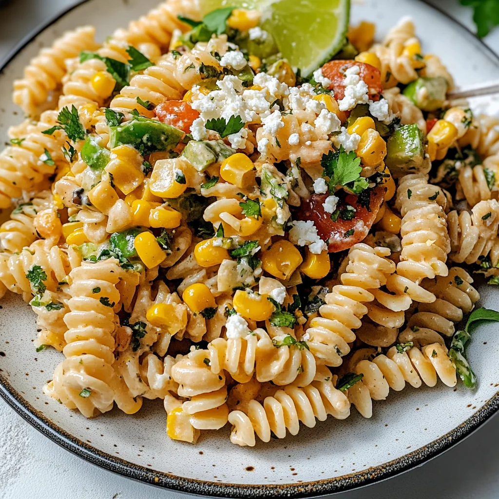 Mexican Street Corn Pasta Salad